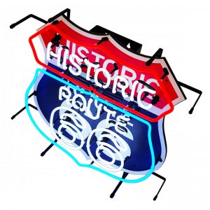 Neon sign Route 66 (69x60cm) - StefVintageStore