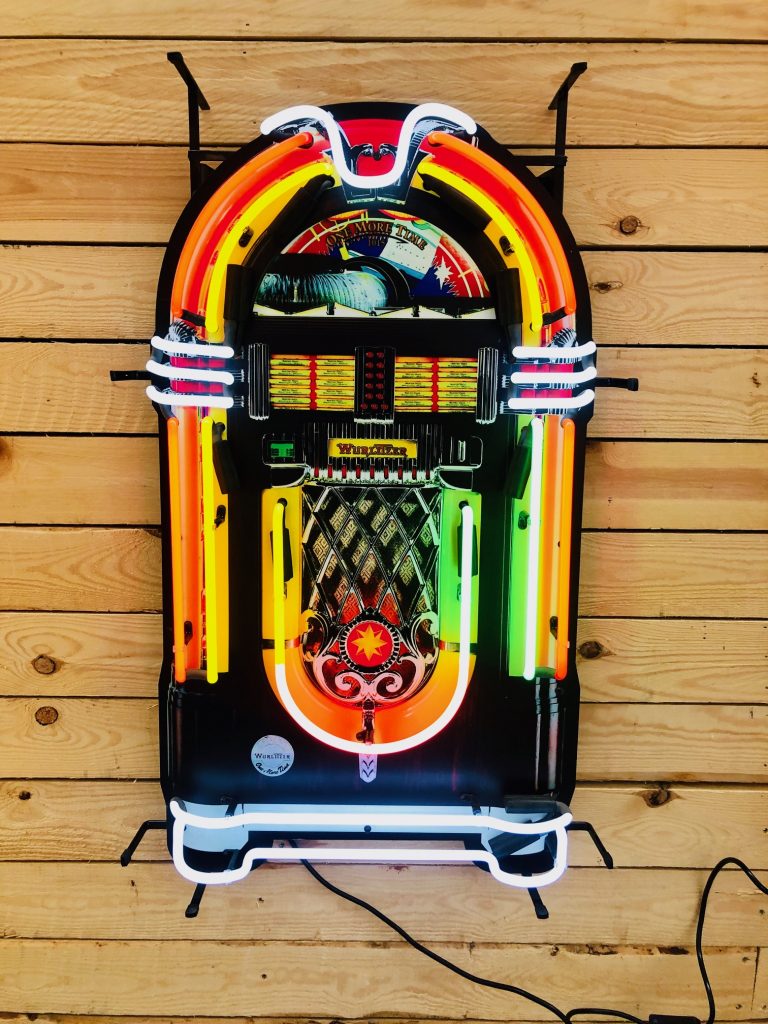 Enseigne néon Jukebox 86 x 51 cm - StefVintageStore
