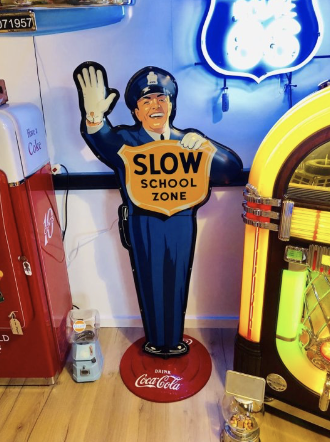 Coca Cola Policeman: USA Decoration 50'S and 60'S - StefVintageStore