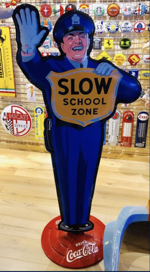 Coca Cola Policeman: USA Decoration 50'S and 60'S - StefVintageStore