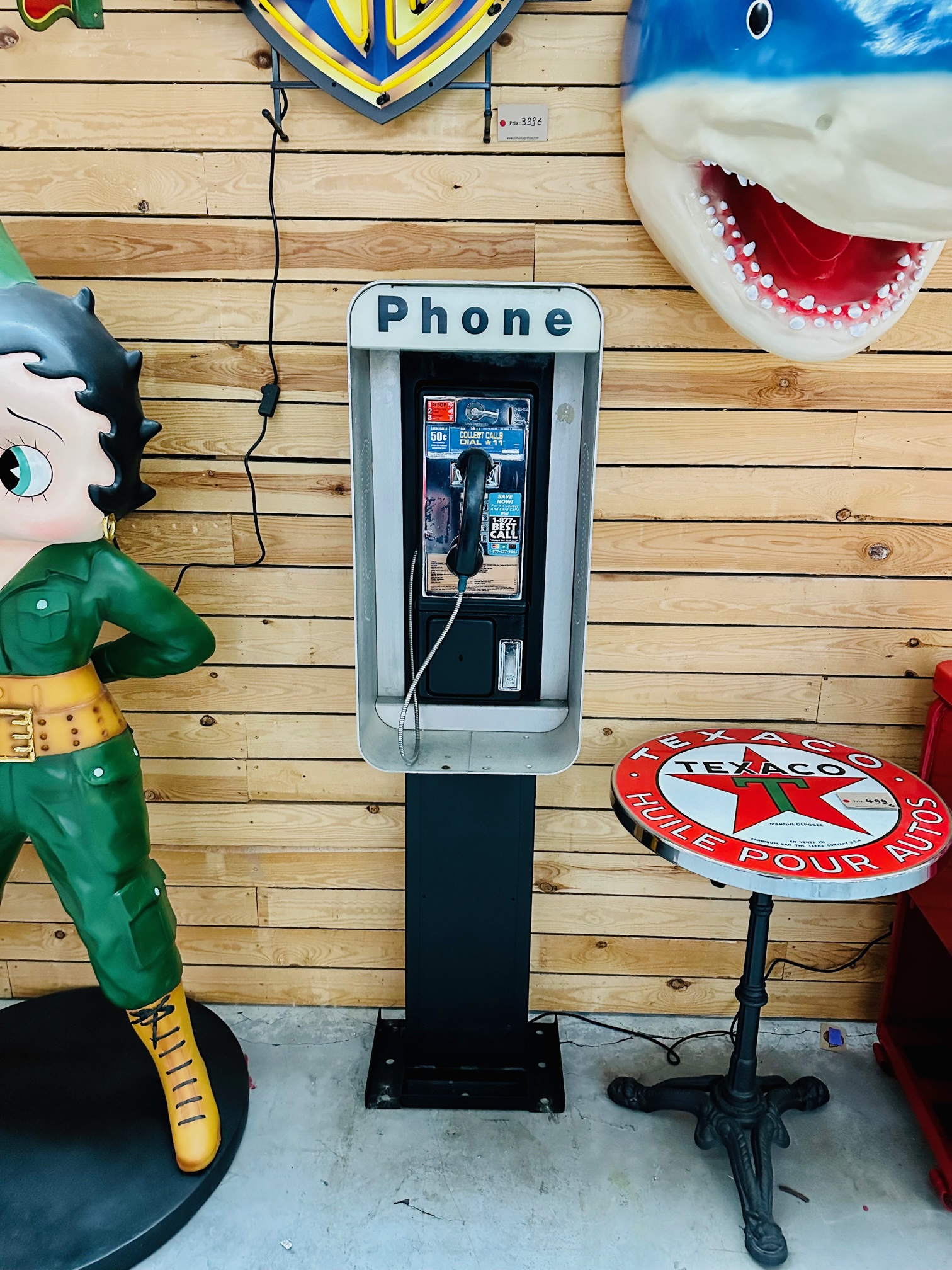 authentic American phone booth from Las Vegas