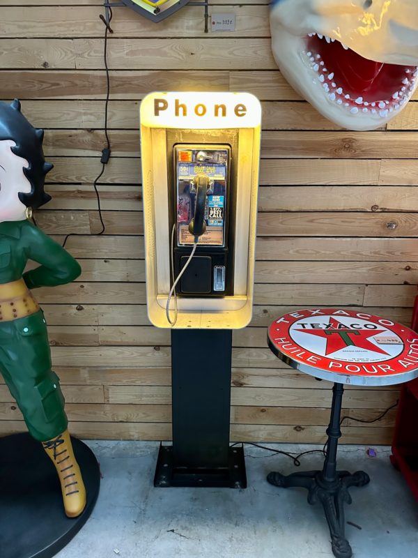 authentic American phone booth from Las Vegas