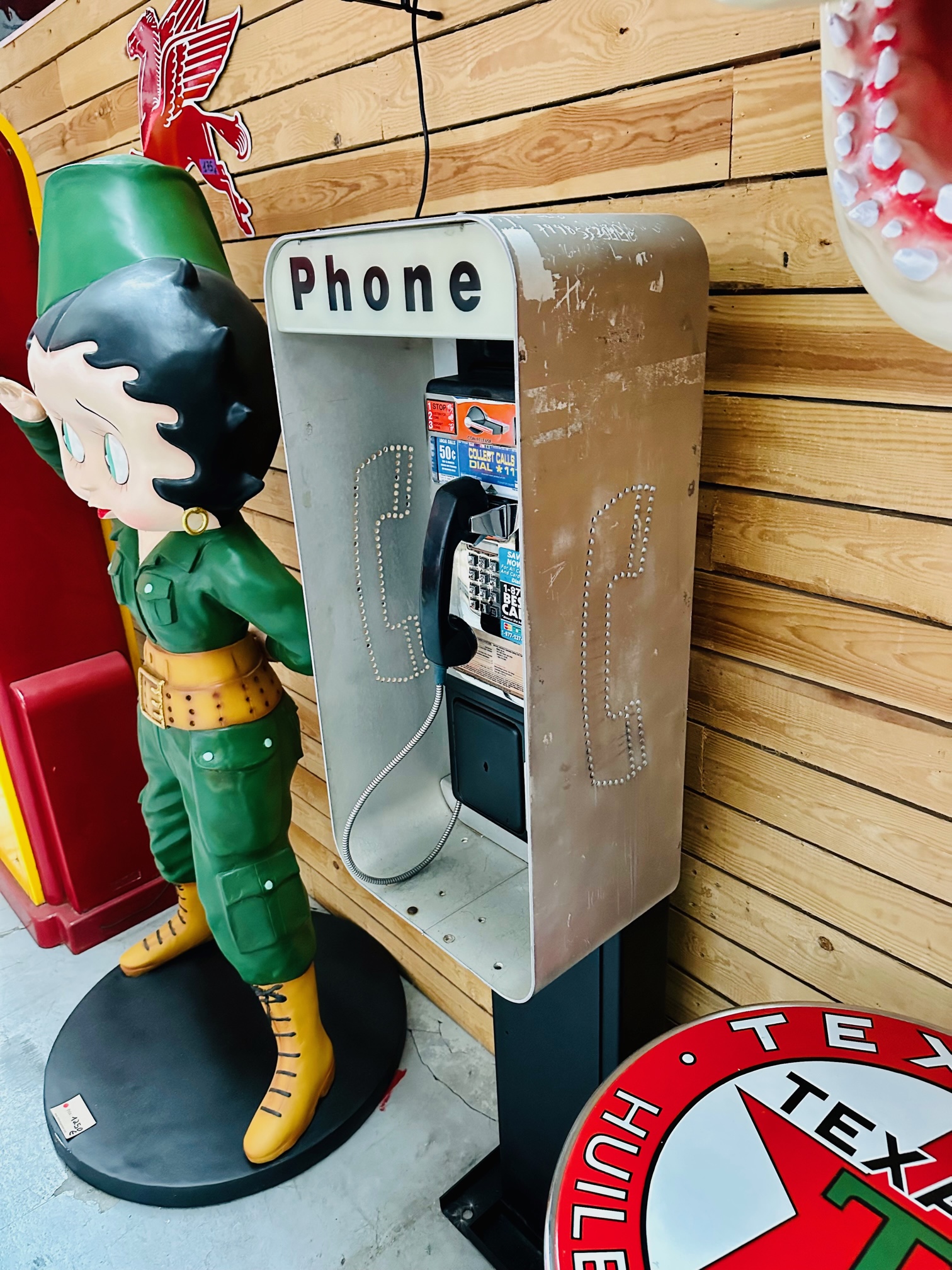 authentic American phone booth from Las Vegas